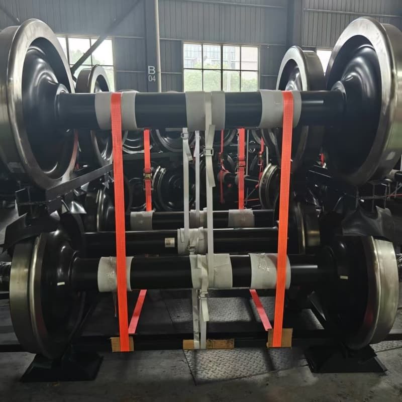 840mm Railway Wheel Set For Wagons 22.9T/25T Axle Load Wagon Wheelset