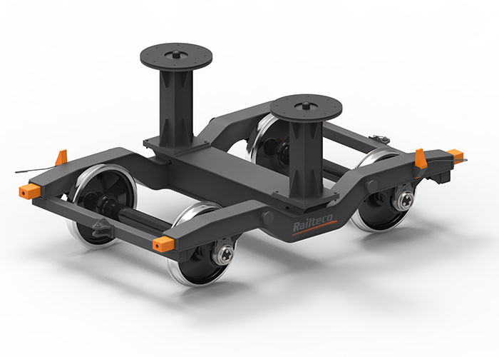 Durable Railway Bogie , Railway Metro Bogie 1600mm Support Surface Height