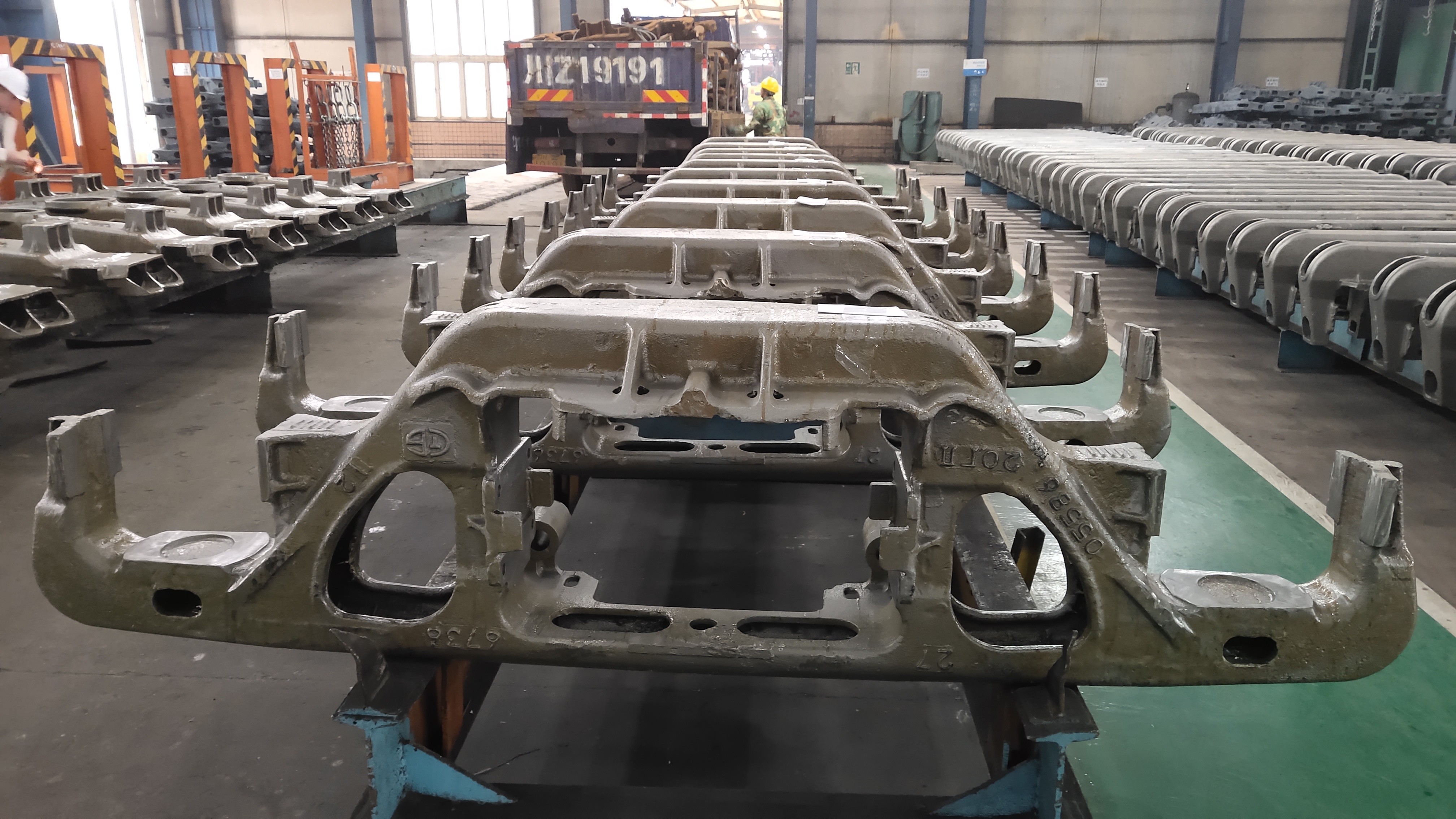 20 30 40T Railway Bogie Frame For Highway Maintenance