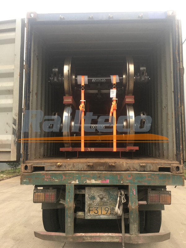 Multipurpose Four Axles Railway Bogie 1981mm Journal Center Distance