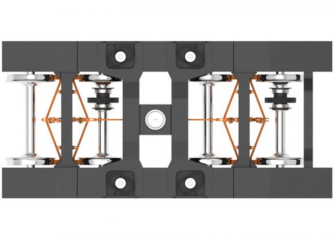 Multipurpose Four Axles Railway Bogie 1981mm Journal Center Distance