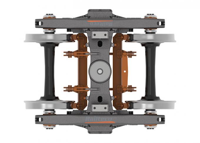 Casting Steel Railway Three Piece Bogie 80 km/h Maximum Running Speed