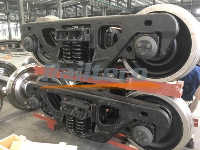 Casting Steel Railway Three Piece Bogie 80 km/h Maximum Running Speed