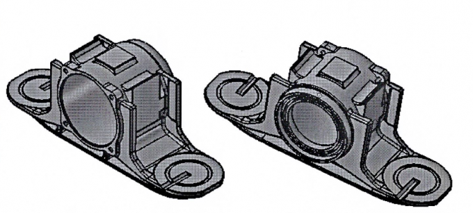 Railway Bogie Wheelset BA182 Axle Box Railway Axle Housing Bogie Parts