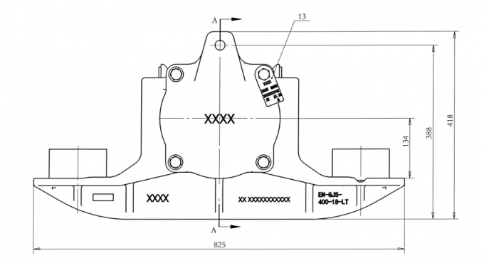 Bogie Wheelset BA182 Railway Axle Box CRCC Certificated