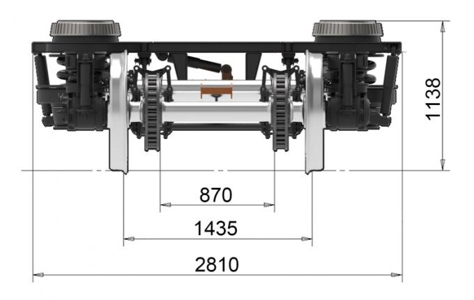 160km/h Passenger Railcar Bogie EN UIC Standard